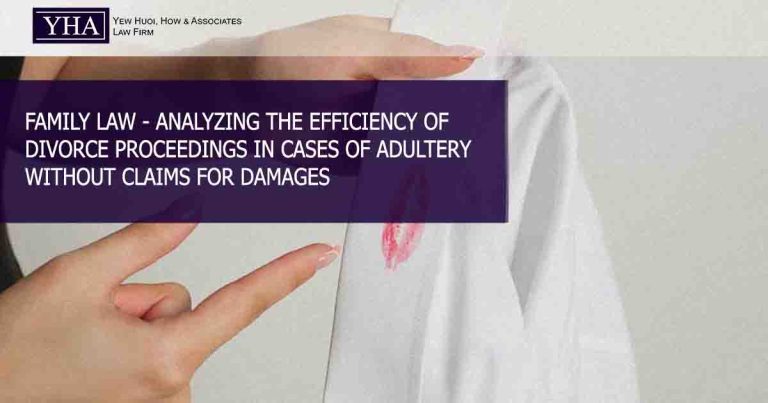 FAMILY LAW – ANALYZING THE EFFICIENCY OF DIVORCE PROCEEDINGS IN CASES ...