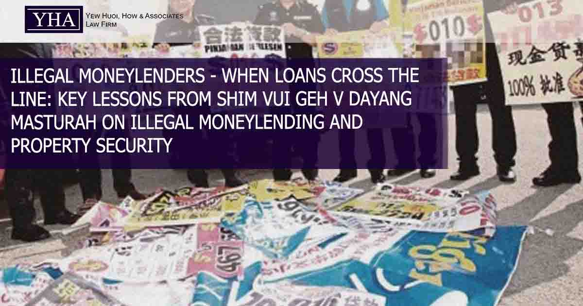 ILELGAL MONEYLENDERS - WHEN LOANS CROSS THE LINE: KEY LESSONS FROM SHIM ...